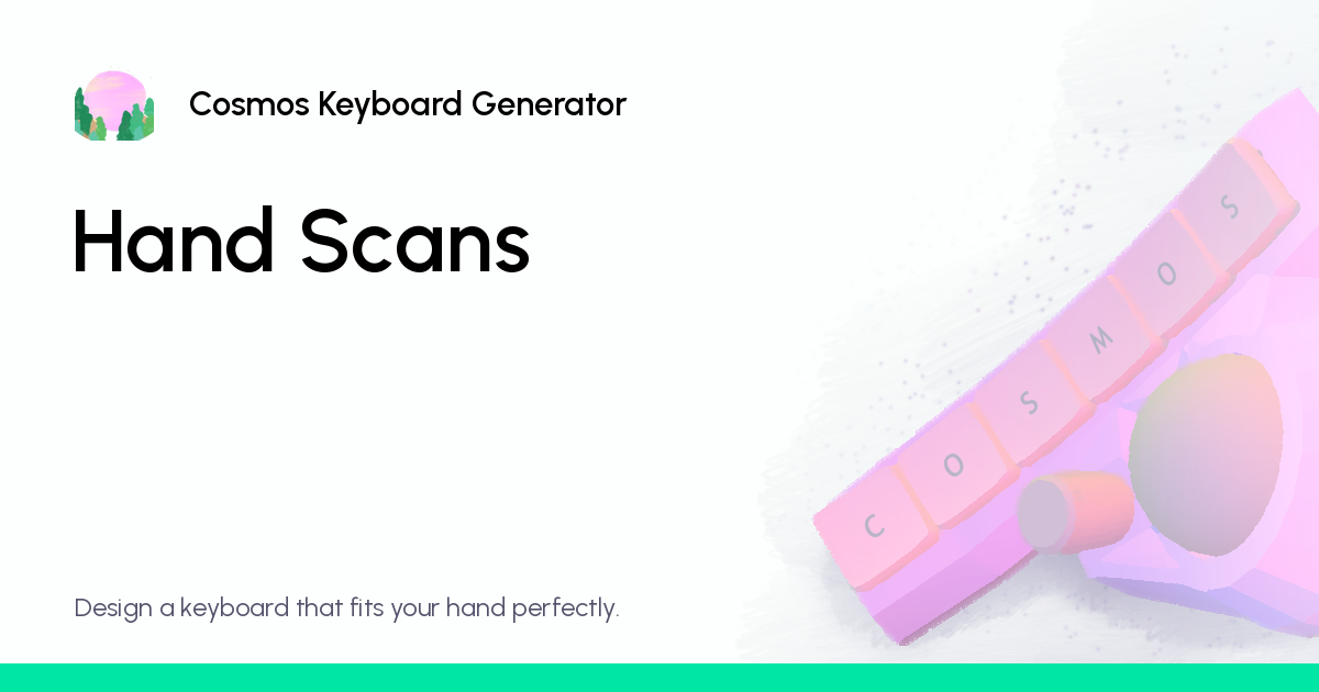 Hand Scans - Cosmos Keyboard Generator